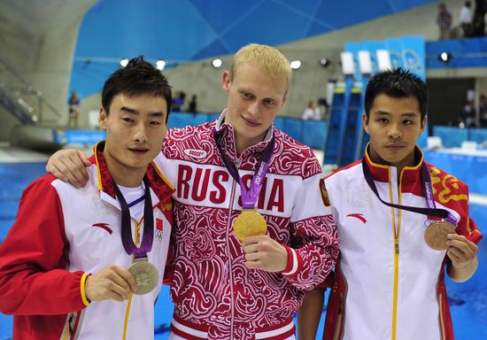 Medalists Mens 3m Springboard Diving Competition Editorial Stock Photo ...