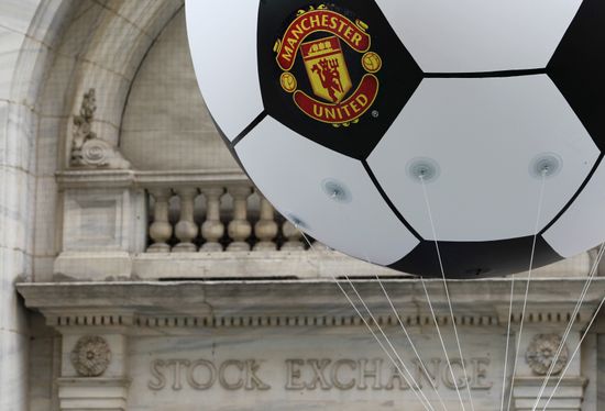 Soccer Ball Manchester United Logo Floats Editorial Stock Photo - Stock ...