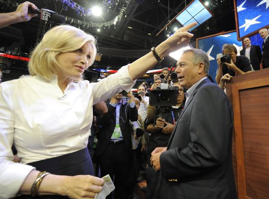 Abc News Anchor Diane Sawyer Interviews Editorial Stock Photo - Stock ...