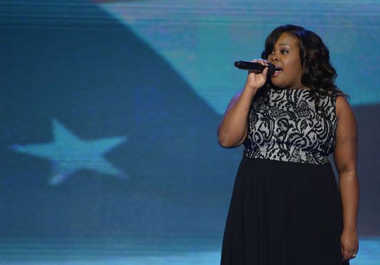 Amber Riley Singersong Writer Glee Actress Editorial Stock Photo ...