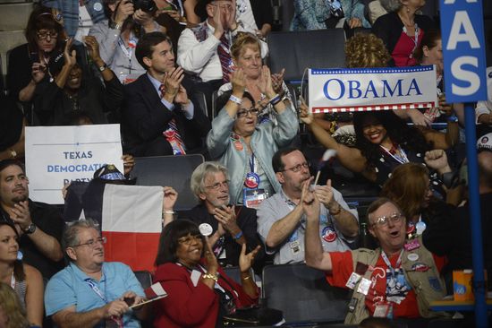 Texas Delegates Cheer Platform Being Adopted Editorial Stock Photo ...