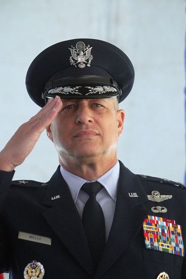 Major General Lawrence L Wells Salutes Editorial Stock Photo - Stock ...