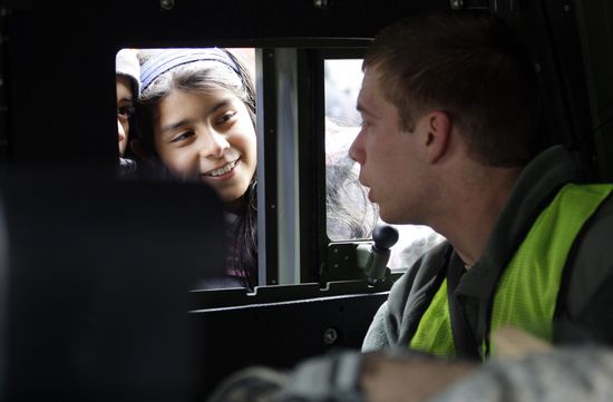 Children Look Inside Us Army National Editorial Stock Photo - Stock ...