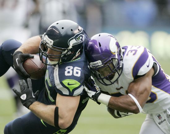 Seattle Seahawks Tight End Zach Miller Editorial Stock Photo - Stock ...