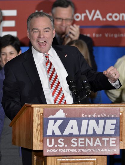 Former Democratic Virginia Gov Tim Kaine Editorial Stock Photo - Stock ...