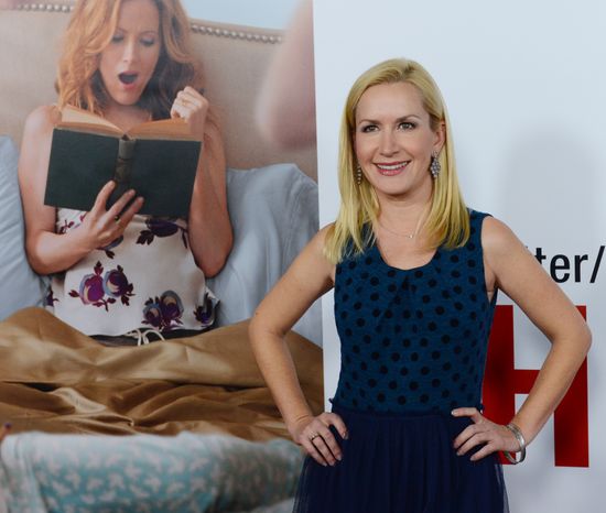 Actress Angela Kinsey Attends Premiere Motion Editorial Stock Photo ...
