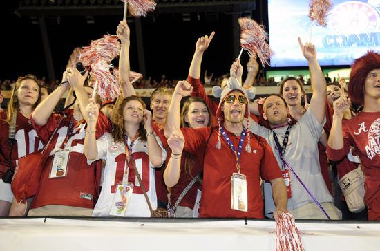 Alabama Fans Celebrate Their Teams Win Editorial Stock Photo - Stock ...