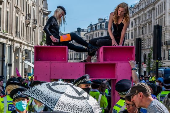 Police Officers Cordon Off Temporary Xr Editorial Stock Photo - Stock ...
