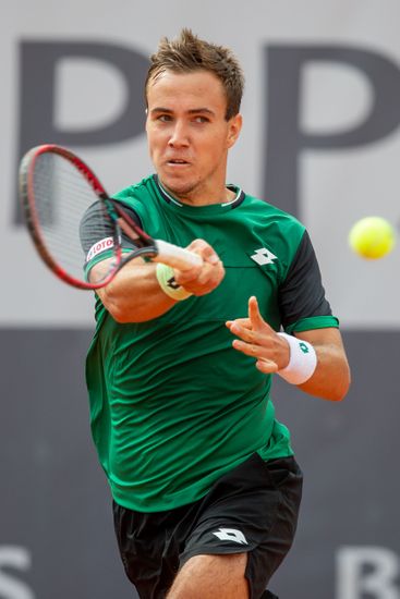 Daniel Michalski Pol Action During Atp Editorial Stock Photo - Stock ...