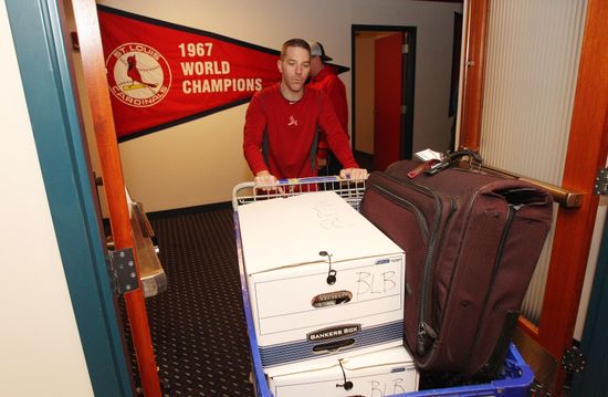 St Louis Cardinals Clubhouse Attendant Nate Editorial Stock Photo ...