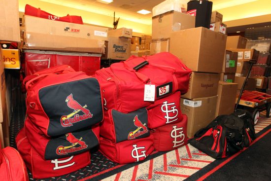 St Louis Cardinals Locker Room Busch Editorial Stock Photo - Stock ...