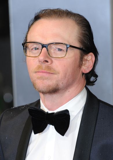 British Actor Simon Pegg Attending Ee Editorial Stock Photo - Stock ...