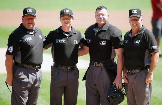 Major League Umpires L R Sam Editorial Stock Photo - Stock Image ...