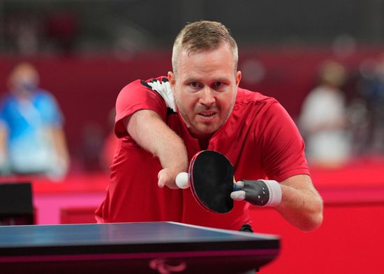 Peter Rosenmeier Denmark During Table Tennis Editorial Stock Photo ...