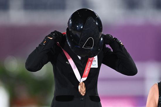 Paralympic Jockey Manon Claeys Winner Bronze Editorial Stock Photo ...