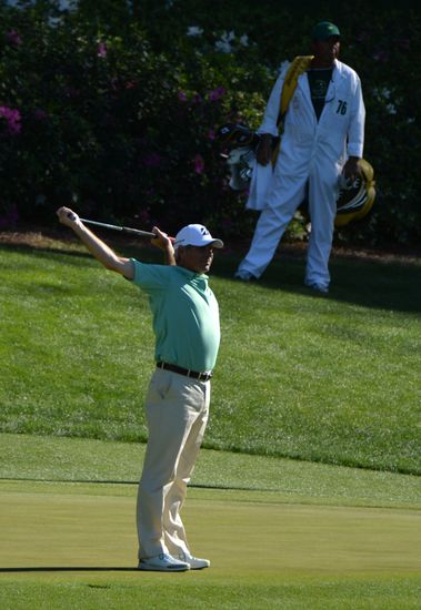 Fred Couples Stretches Alongside His Caddie Editorial Stock Photo ...
