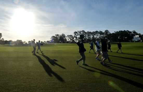 Golf Patrons Arrive Third Round Masters Editorial Stock Photo - Stock ...