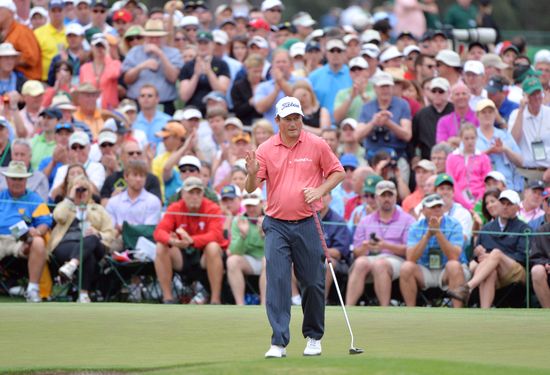 Tim Clark Reacts After Sinking Putt Editorial Stock Photo - Stock Image ...