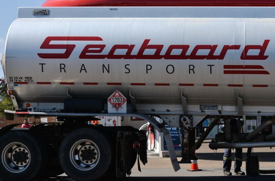 Seaboard Transport Truck Seen Outside Petrol Editorial Stock Photo ...