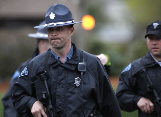 Police Surround House Boat Where Suspect Editorial Stock Photo - Stock ...