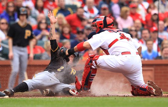 Pittsburgh Pirates Brandon Inge Slides Safely Editorial Stock Photo ...