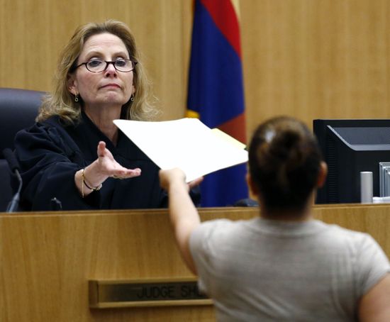 Clerk Hands Verdict Judge Sherry Stephens Editorial Stock Photo - Stock ...