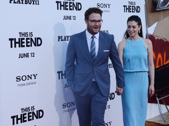 Actor Seth Rogan His Wife Actress Editorial Stock Photo - Stock Image ...