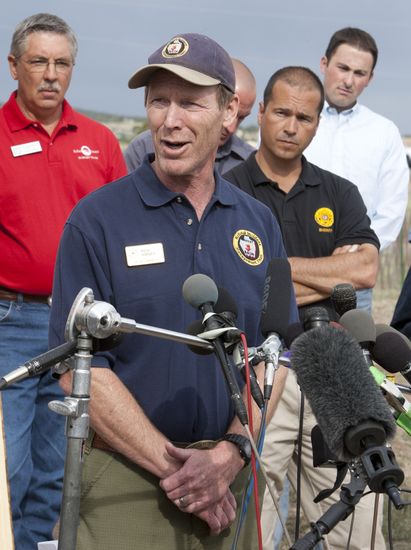 Federal Incident Commander Rich Harvey L Editorial Stock Photo - Stock ...