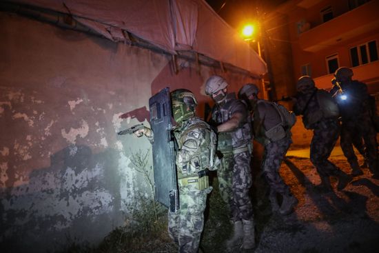 Turkish Swat Members Starting Operation Stop Editorial Stock Photo ...