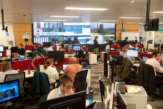 Inside Foreign Offices Crisis Management Centre Editorial Stock Photo ...