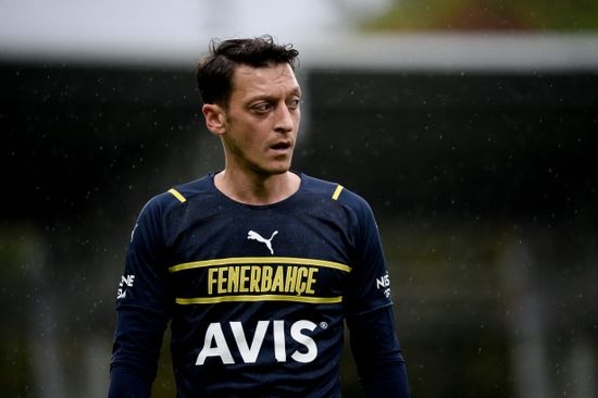 Mesut Turkish Fenerbahce During Football Uefa Editorial Stock Photo ...