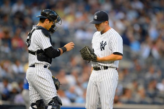 New York Yankees Catcher Austin Romine Editorial Stock Photo - Stock ...
