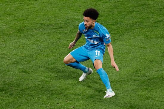 Claudinho Zenit Action During Russian Premier Editorial Stock Photo ...