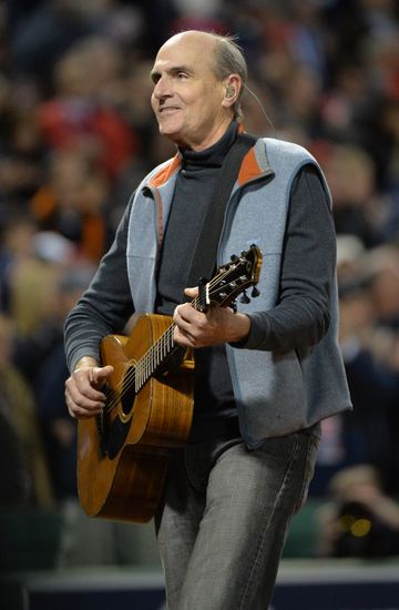 James Taylor Sings National Anthem Before Editorial Stock Photo - Stock ...