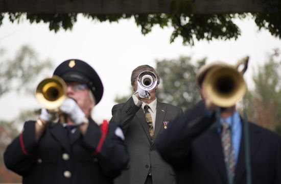 Buglers Play Taps During Bugle Call Editorial Stock Photo - Stock Image ...