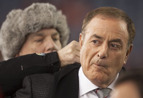 Sportscaster Al Michaels Has His Microphone Editorial Stock Photo ...