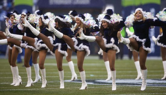 Seattle Seahawks Seagals Dance Team Performs Editorial Stock Photo ...