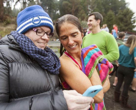 Sarah Whalen Left Shows Jen Townsend Editorial Stock Photo - Stock ...