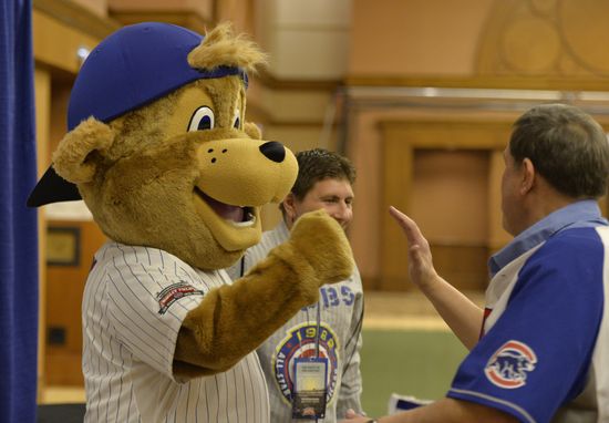 Chicago Cubs Mascot Clark Greets Fans Editorial Stock Photo - Stock ...
