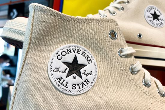 Converse Shoes Seen Store Krakow Poland Editorial Stock Photo - Stock ...