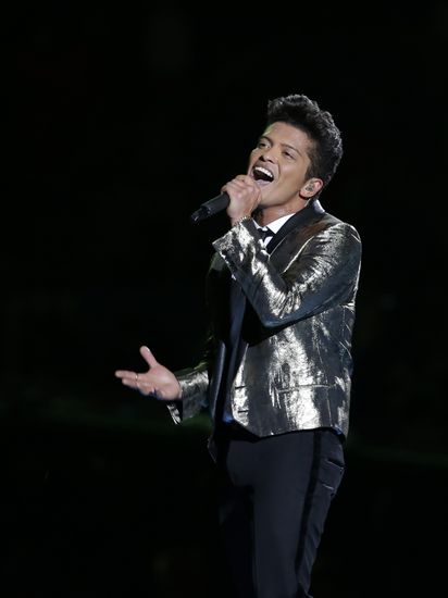 Bruno Mars Red Hot Chili Peppers Editorial Stock Photo - Stock Image ...