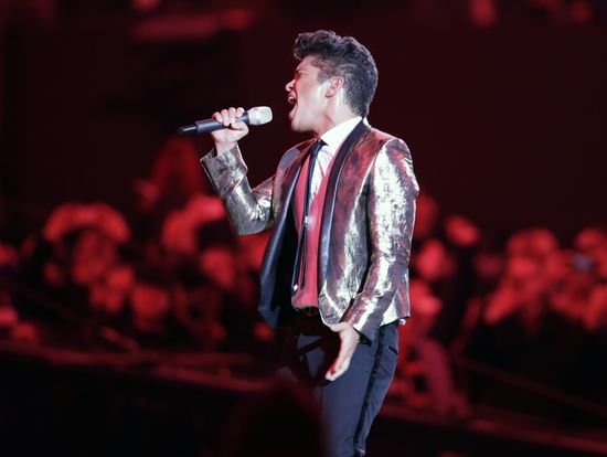 Bruno Mars Red Hot Chili Peppers Editorial Stock Photo - Stock Image ...