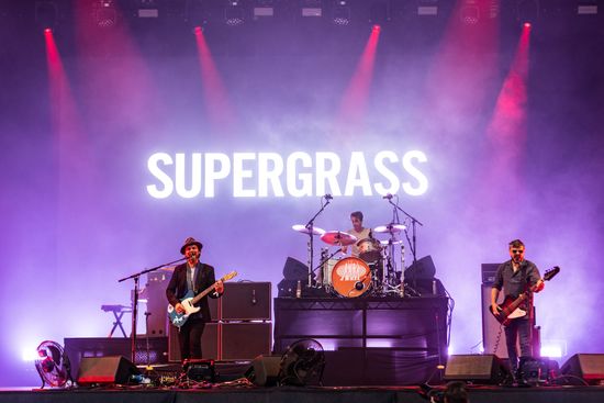 Supergrass Performing On Common Stage Victorious Editorial Stock Photo ...