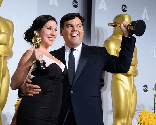 Songwriters Kristen Andersonlopez L Robert Lopez Editorial Stock Photo ...