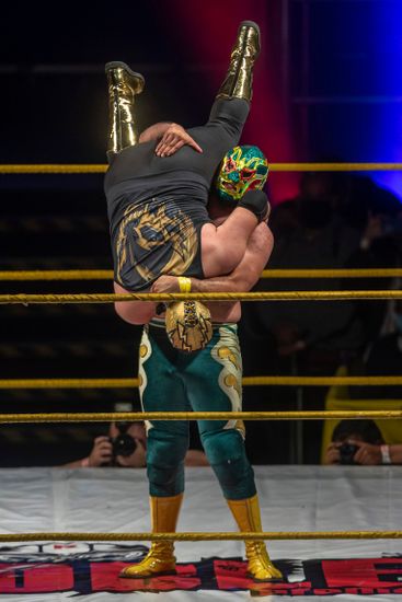 Wrestler Hijo De Fishman Action During Editorial Stock Photo - Stock ...