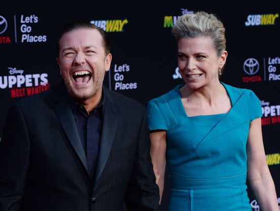 Cast Member Ricky Gervais His Longterm Editorial Stock Photo - Stock ...