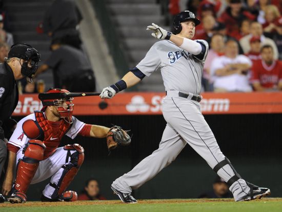 Seattle Mariners First Baseman Justin Smoak Editorial Stock Photo ...