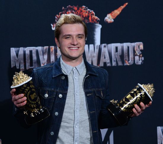 Actor Josh Hutcherson Appears Backstage Award Editorial Stock Photo ...