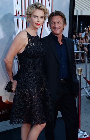 Cast Member Charlize Theron Boyfriend Sean Editorial Stock Photo ...