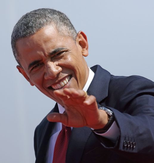 Us President Barack Obama Arrives Sword Editorial Stock Photo - Stock ...